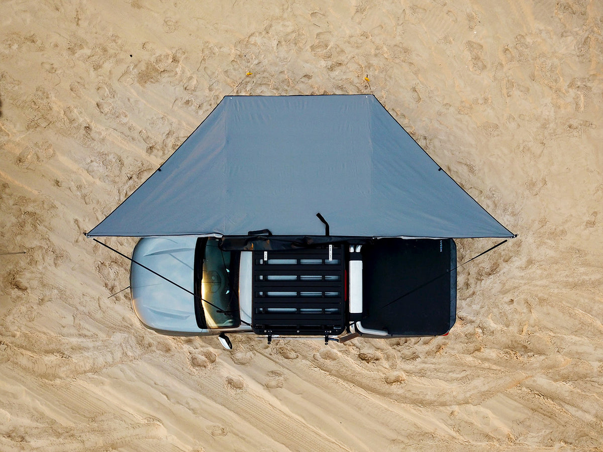 OUTBOUND 180° Degree Wing Awning 2.1m wide with Zips- – Supa Peg Australia