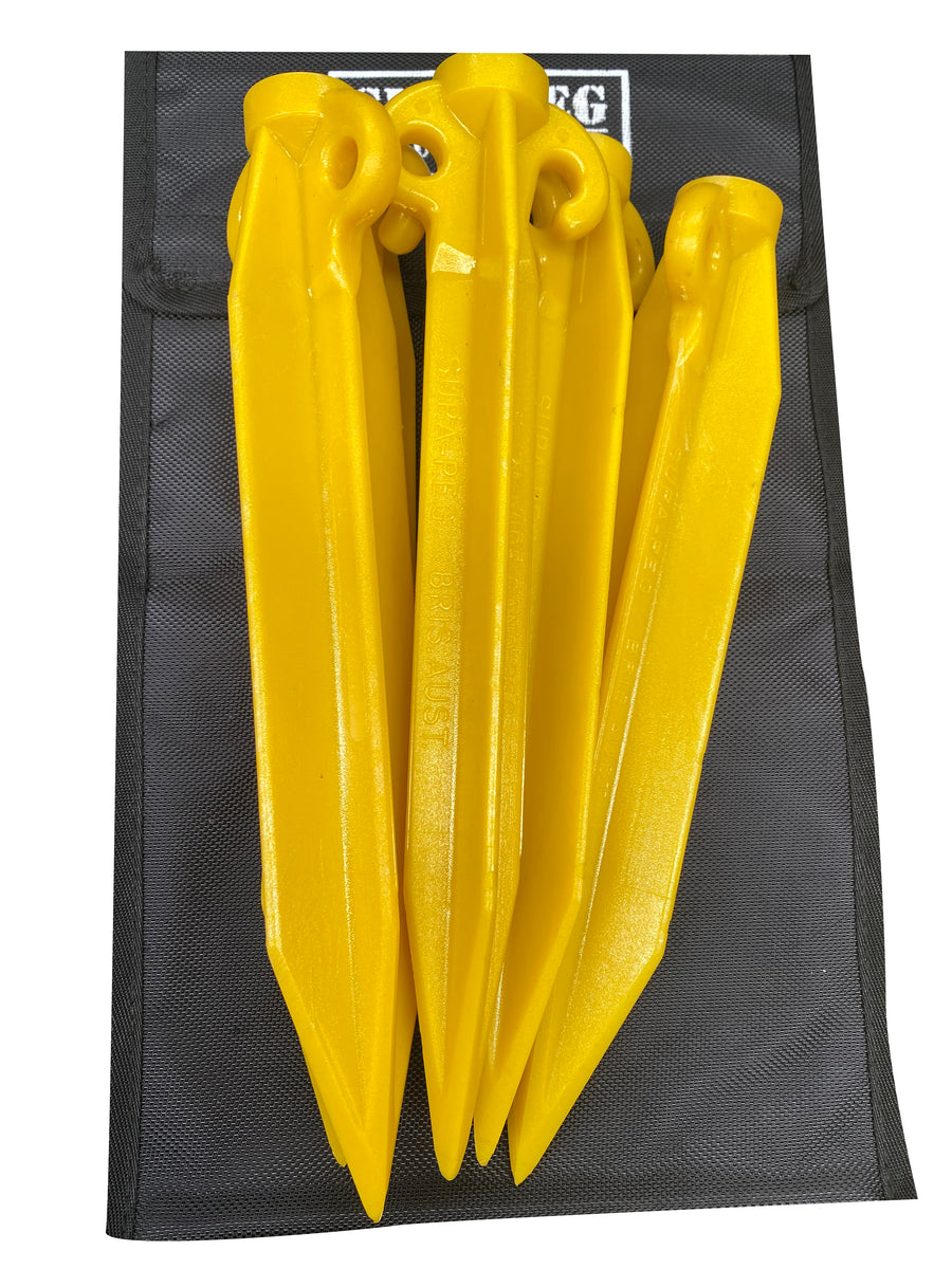 Sale |Camping Sand Peg + Peg Bag – Supa Peg Australia
