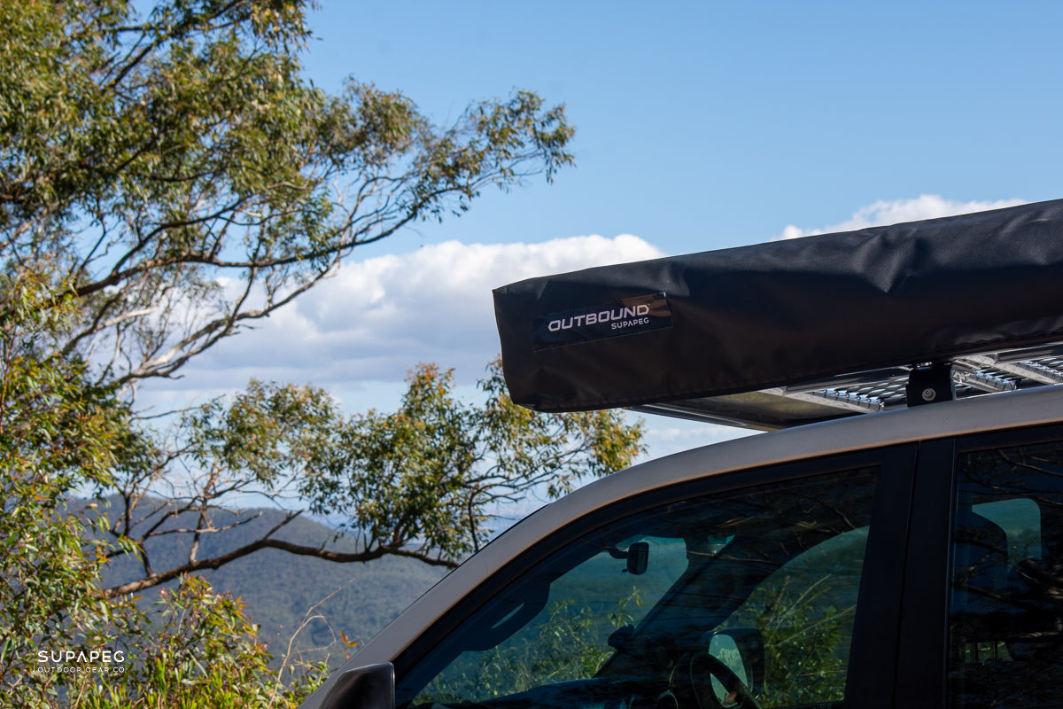 SALE OUTBOUND Shield 3 Freestanding Awning- 180 degree – Supa Peg Australia