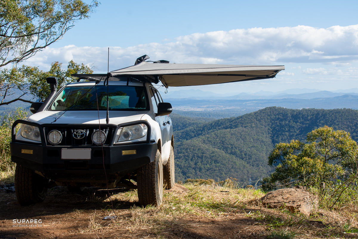 OUTBOUND Shield 3 Freestanding Awning- 180 degree – Supa Peg Australia