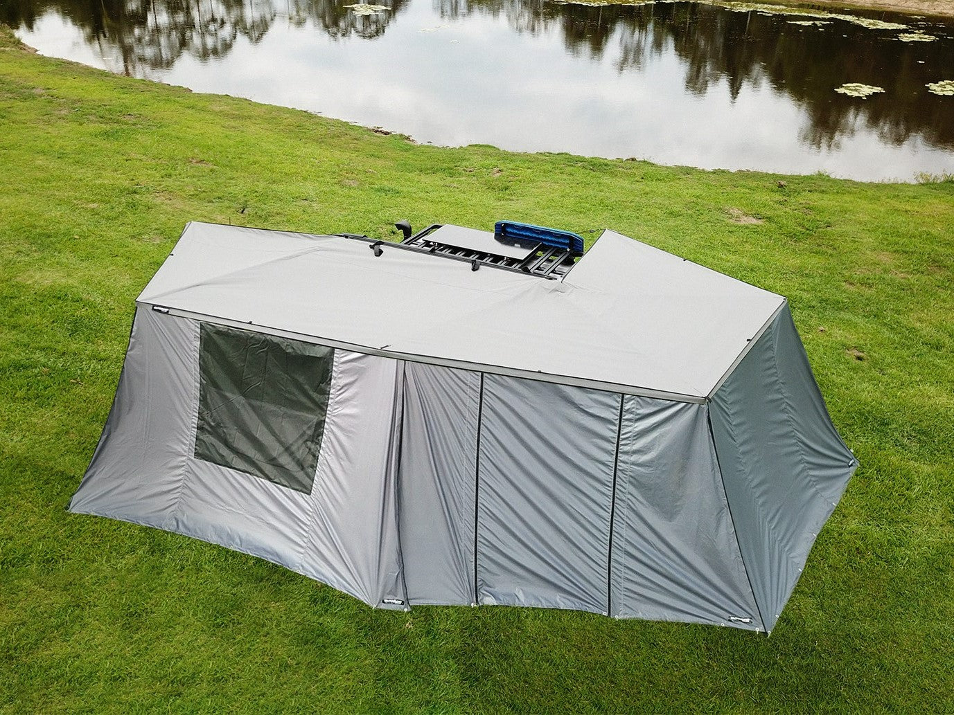 Outbound Shield 6 Freestanding Awning + All walls Kit- 270 degree- 6-8 ...