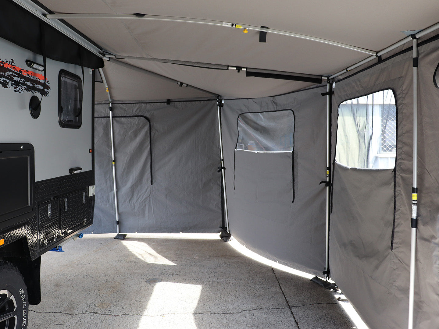 SALE Supa Wing Awning Hybrid Camper Pack- (270 degree + All Walls ...